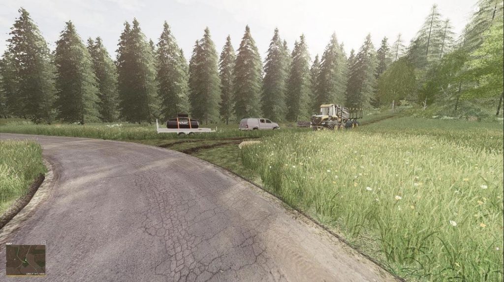 Bergischland Forestry Map Edit v1.0 for FS 19 - Farming Simulator 2025 ...
