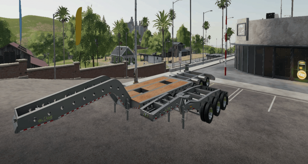 Globe 125 Ton Trailer v1.0.0.0 LS 2019 - Farming Simulator 2025 mod, LS ...