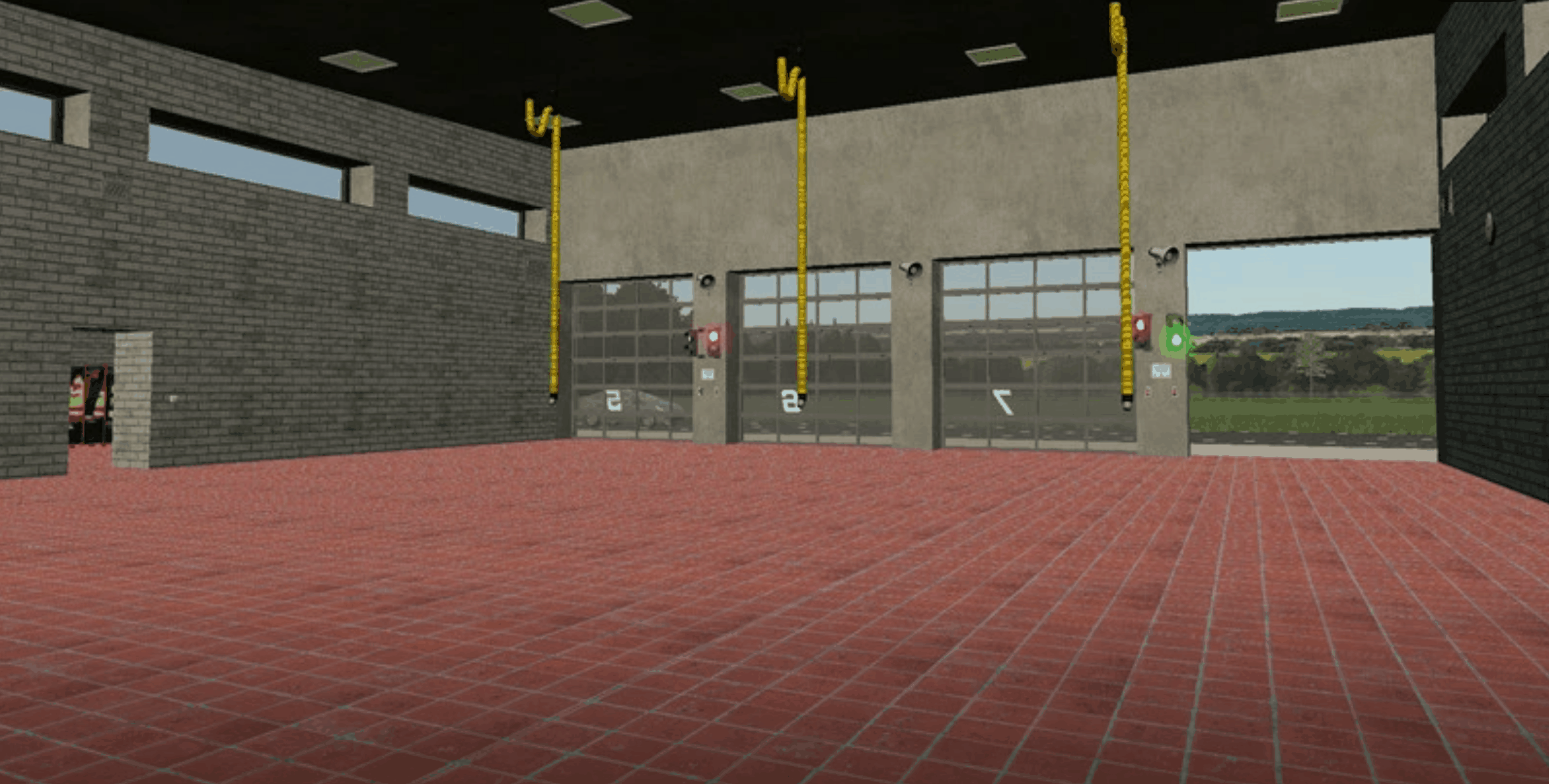 FS19 Fire station for professional fire brigades v1.0.0.0 - Farming ...