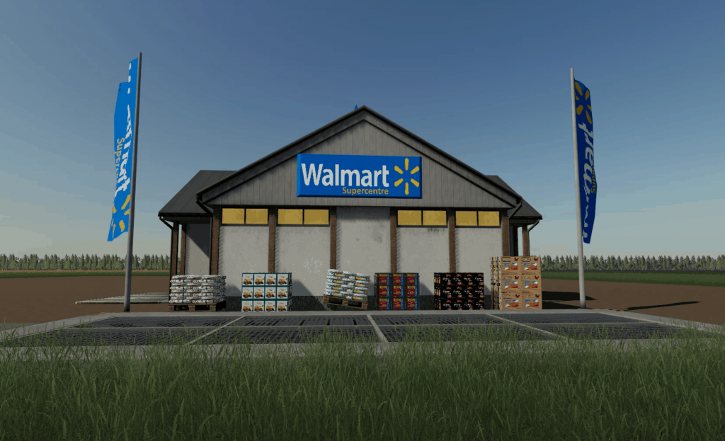 FS19 Supermarket Walmart - Farming Simulator 2025 mod, LS 2025 mod / FS ...