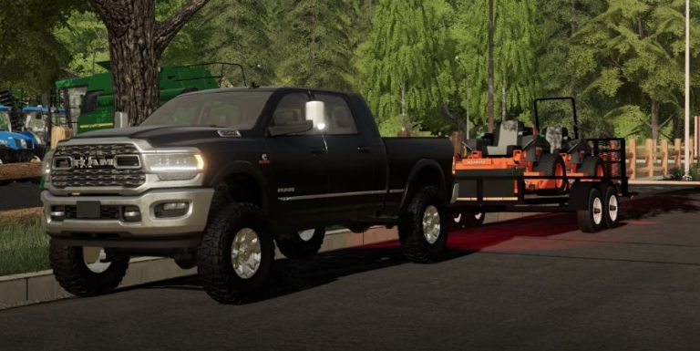 24ft bumper pull bigtex lawncare v1.0.0.0 for FS 2019 - Farming ...