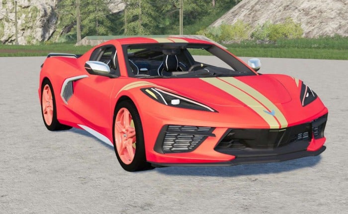 Chevrolet Corvette Stingray FS19 - Farming Simulator 2022 mod, LS 2022 ...
