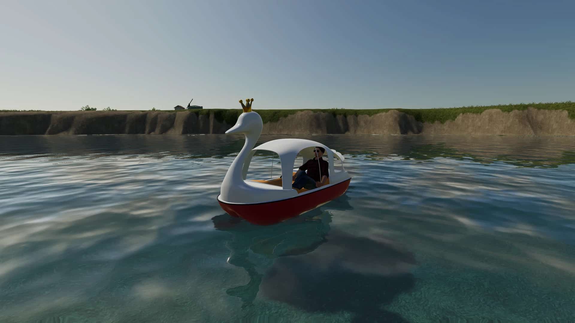 Swan pedal boat v1.0 for FS 2019 - Farming Simulator 2025 mod, LS 2025 ...
