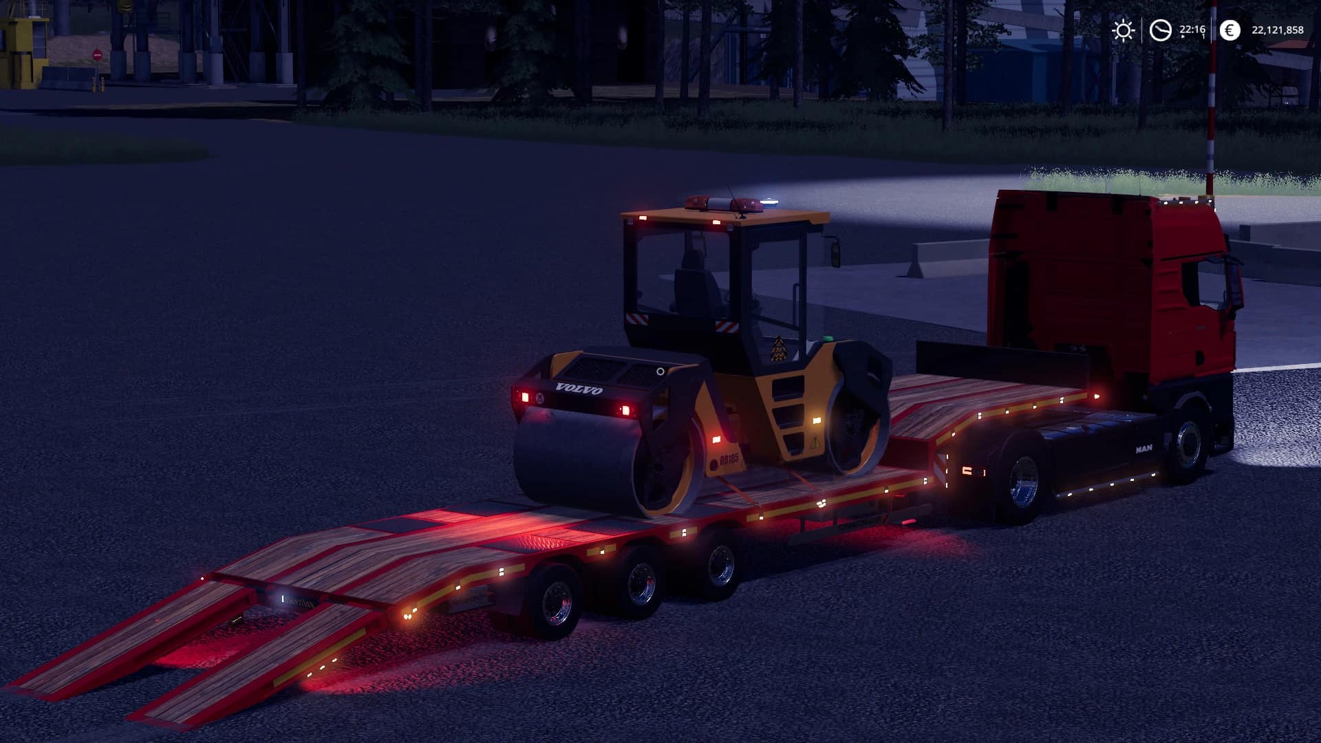 Volvo DD-105 Road Compactor v1.1 for FS2019 - Farming Simulator 2025 ...