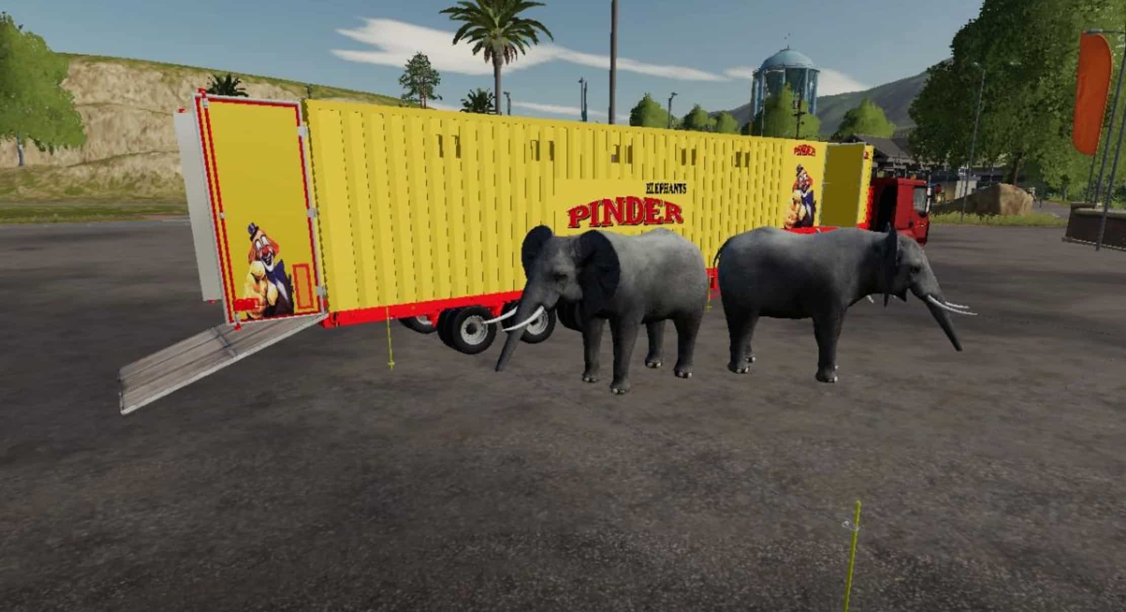 PINDER Elephant Trailer v1.0.0.0 LS 19 - Farming Simulator 2025 mod, LS ...