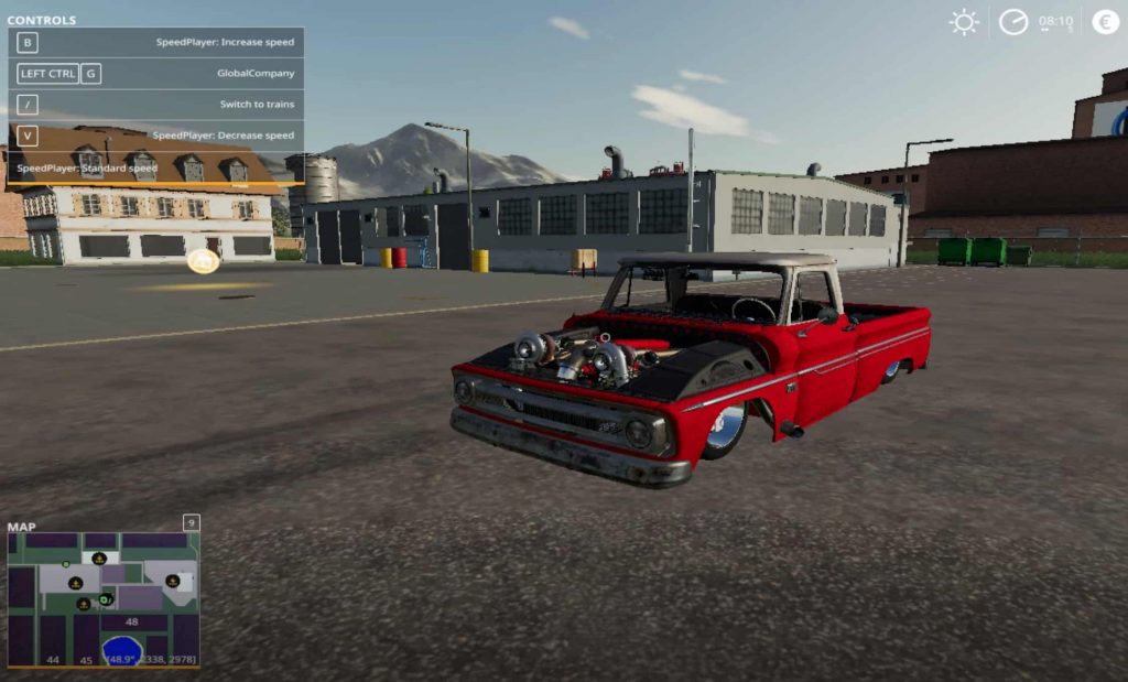 1960 chevy c10 drag truck v1.0 Mod - Farming Simulator 2025 mod, LS ...
