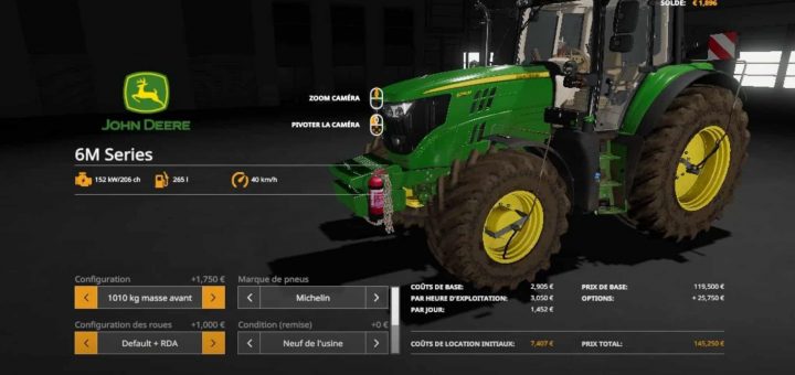 John deere 4640 v1.0.0.0 for LS 19 - Farming Simulator 2022 mod, LS ...