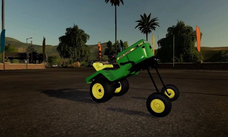 Squatted Lawn Mower v1.0.0.0 for LS 19 - Farming Simulator 2025 mod, LS ...