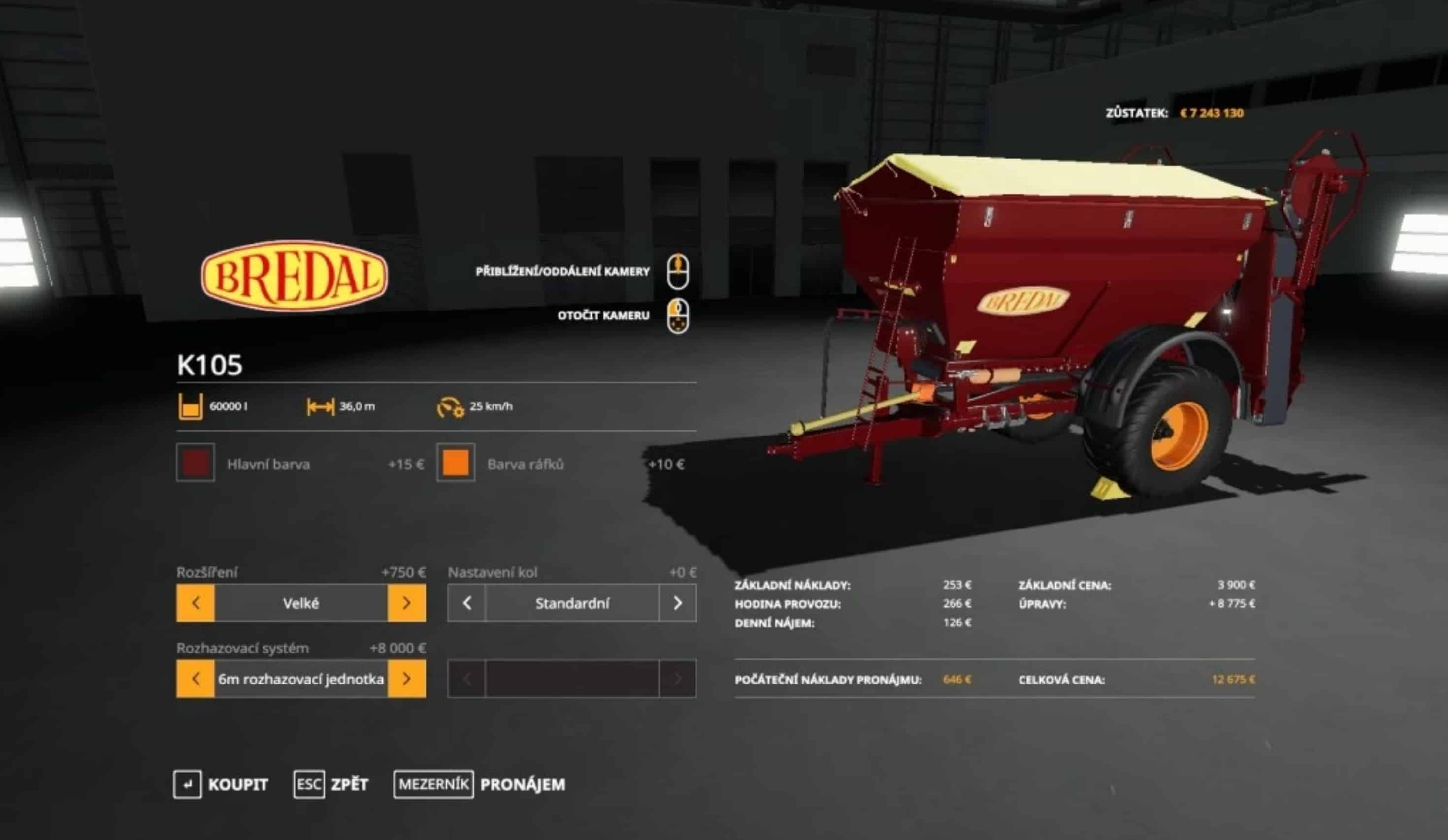 Bredal K105 XXL v1.0.0.0 for LS19 - Farming Simulator 2025 mod, LS 2025 mod / FS 25 mod