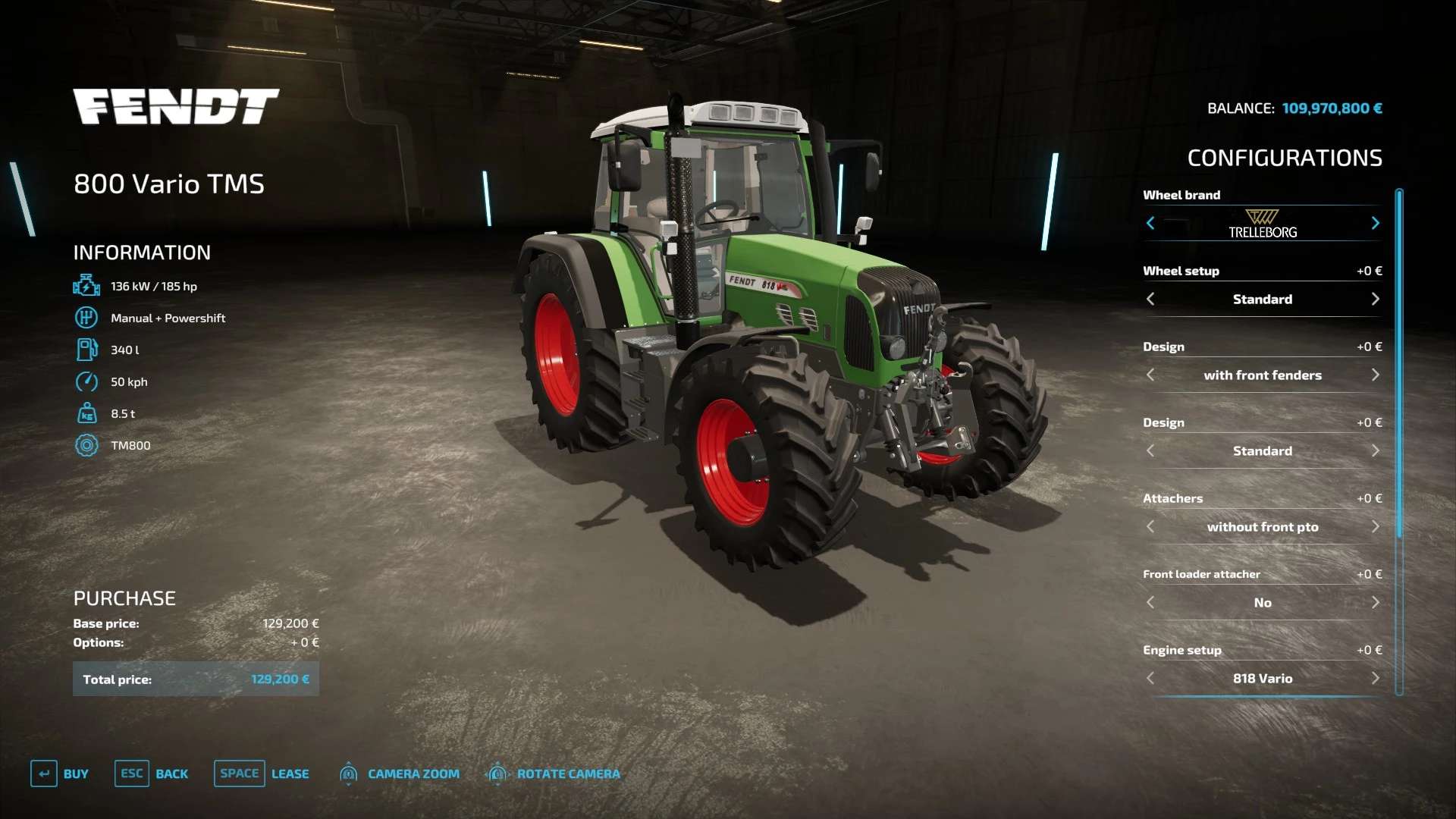 LS 22 Fendt 800 Tractor v1.0 - Farming Simulator 2022 mod, LS 2022 mod ...
