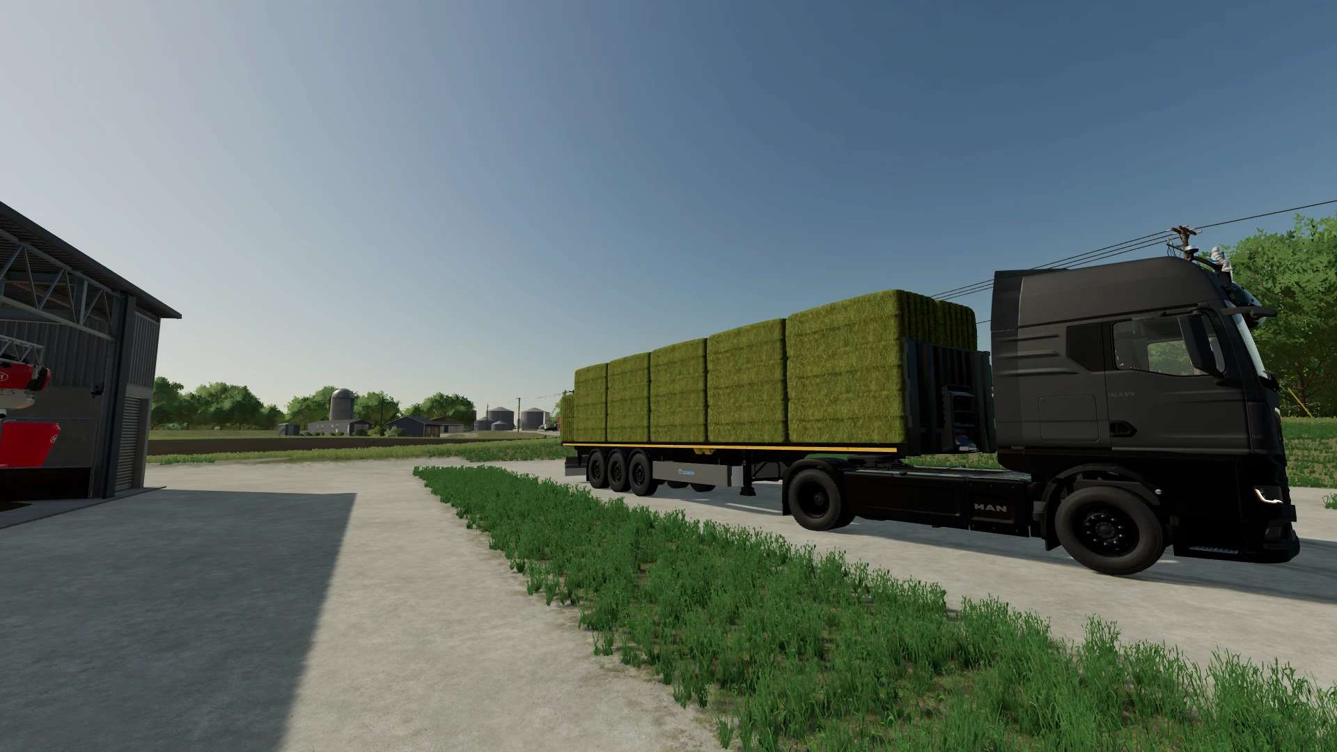 Ls 22 Krone Flatbed Trailer With Autoload V1 0 0 0 Farming Simulator