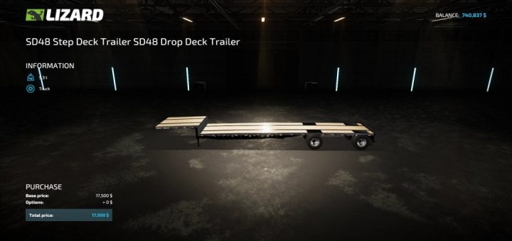Step Deck Trailer Farming Simulator 2017 mods, LS 17 mods | FS 17 / ...