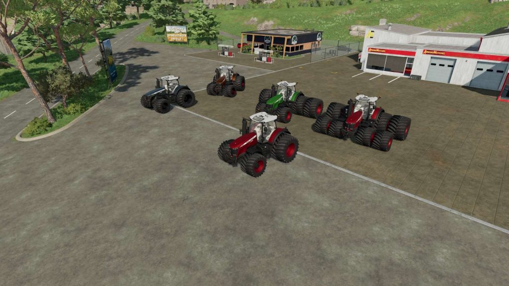 LS 22 Massey Ferguson 8700 Tractor v1.0 - Farming Simulator 2025 mod ...