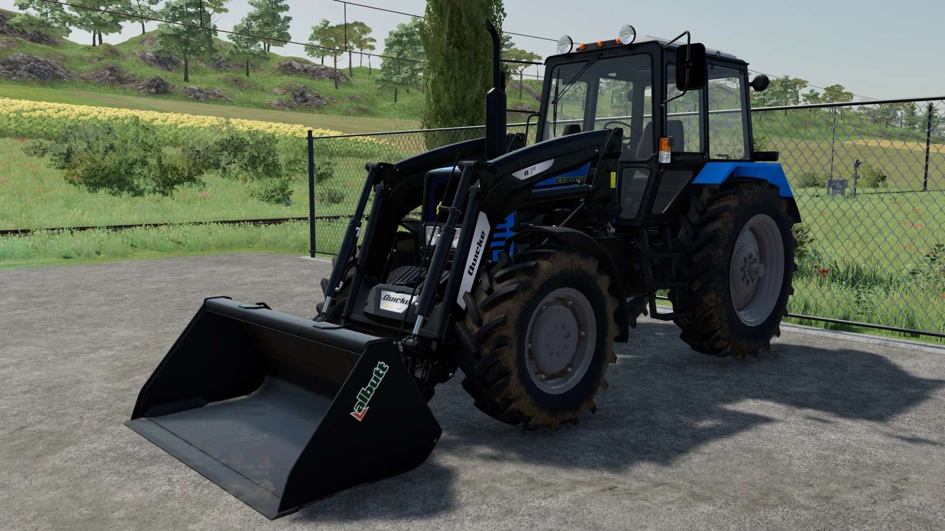 LS 22 MTZ-1221 Loader Tractor v1.0 - Farming Simulator 2025 mod, LS ...