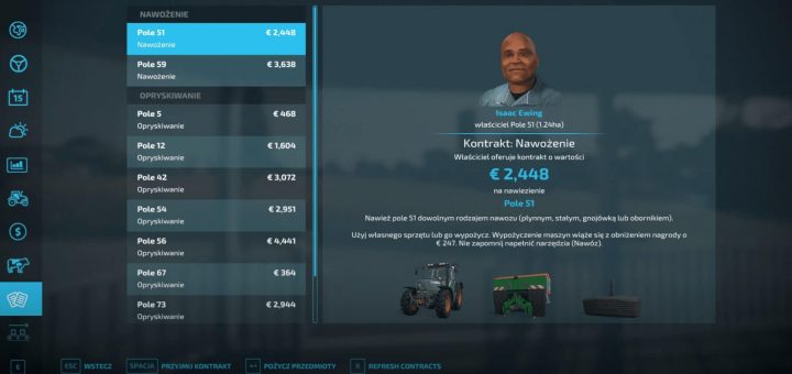 LS 22 Refresh Contracts v1.0 - Farming Simulator 2022 mod, LS 2022 mod ...
