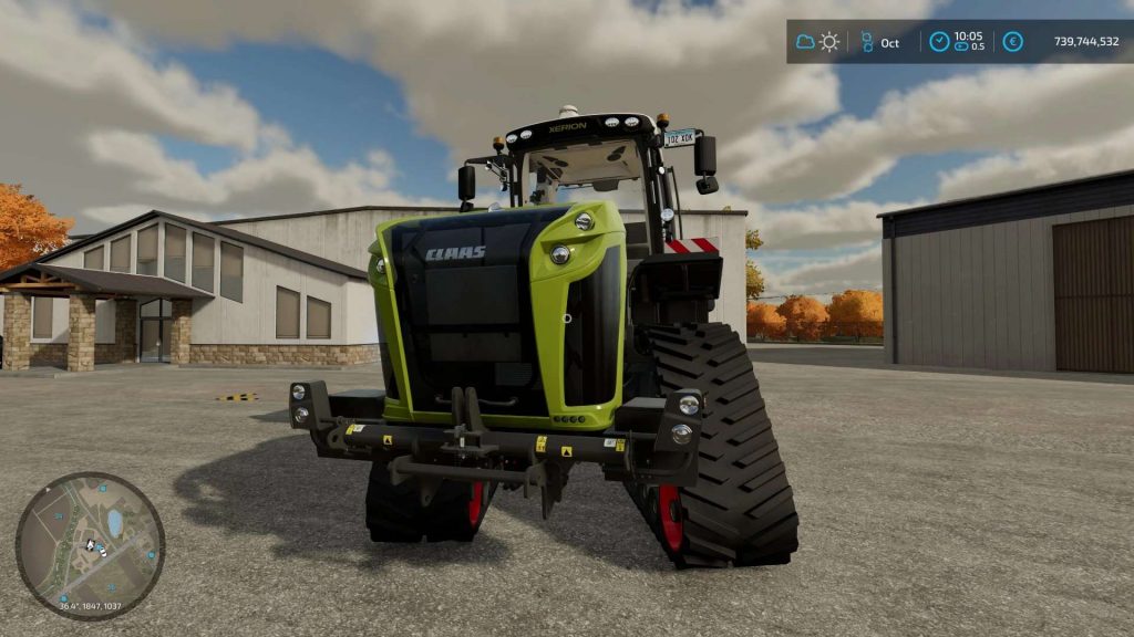 LS 22 Claas Xerion 4500/5000 Trac Ts Pendelachse PRECISION FARMING v1.2 ...