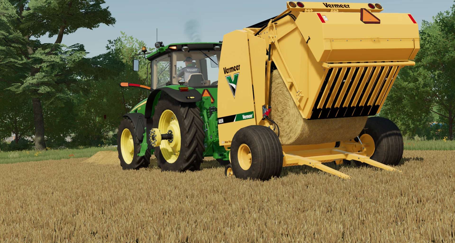 Ls 22 Vermeer 605n Round Baler V1 0 0 0 Farming Simulator 2022 Mod