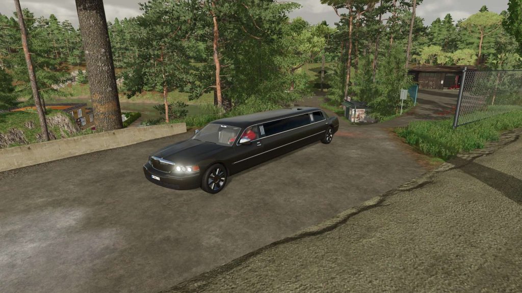 LS 22 Lincoln Town Car Limousine v1.0.0.0 - Farming Simulator 2025 mod, LS 2025 mod / FS 25 mod
