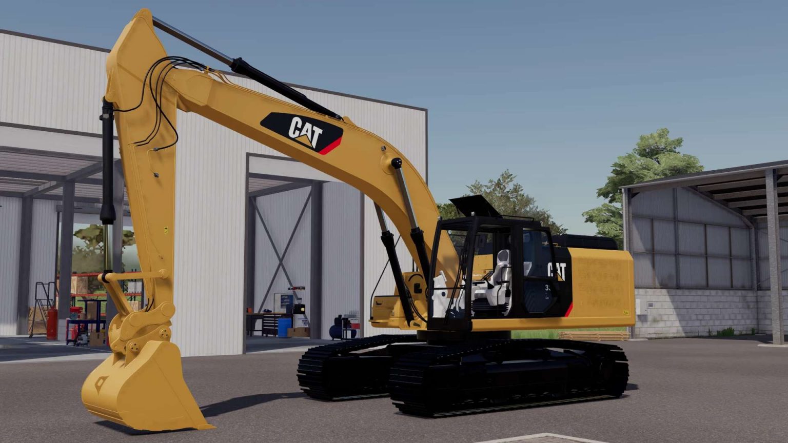 LS 22 Cat 336F L godets ES v1.0.0.0 - Farming Simulator 2025 mod, LS ...