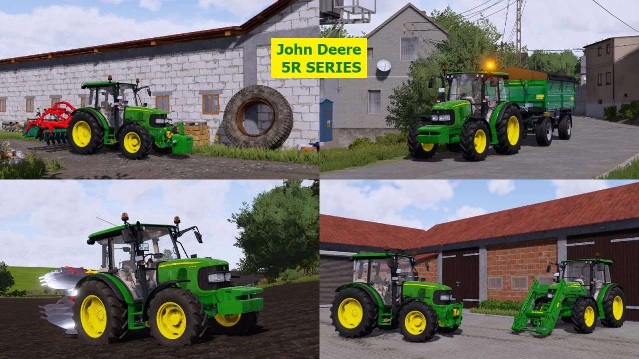 LS 22 John Deere 5R v1.0.0.2 - Farming Simulator 2022 mod, LS 2022 mod / FS 22 mod