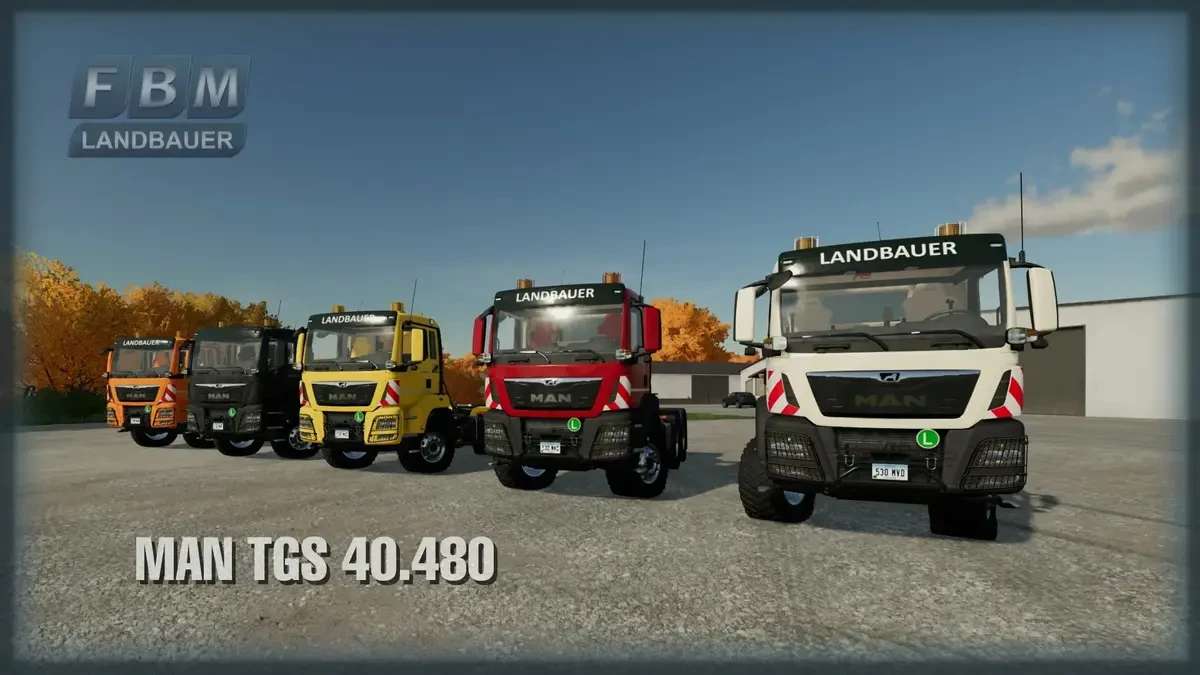 LS 22 Landbauer TGS 40.480 6x6 v1.0.0.0 - Farming Simulator 2025 mod, LS 2025 mod / FS 25 mod