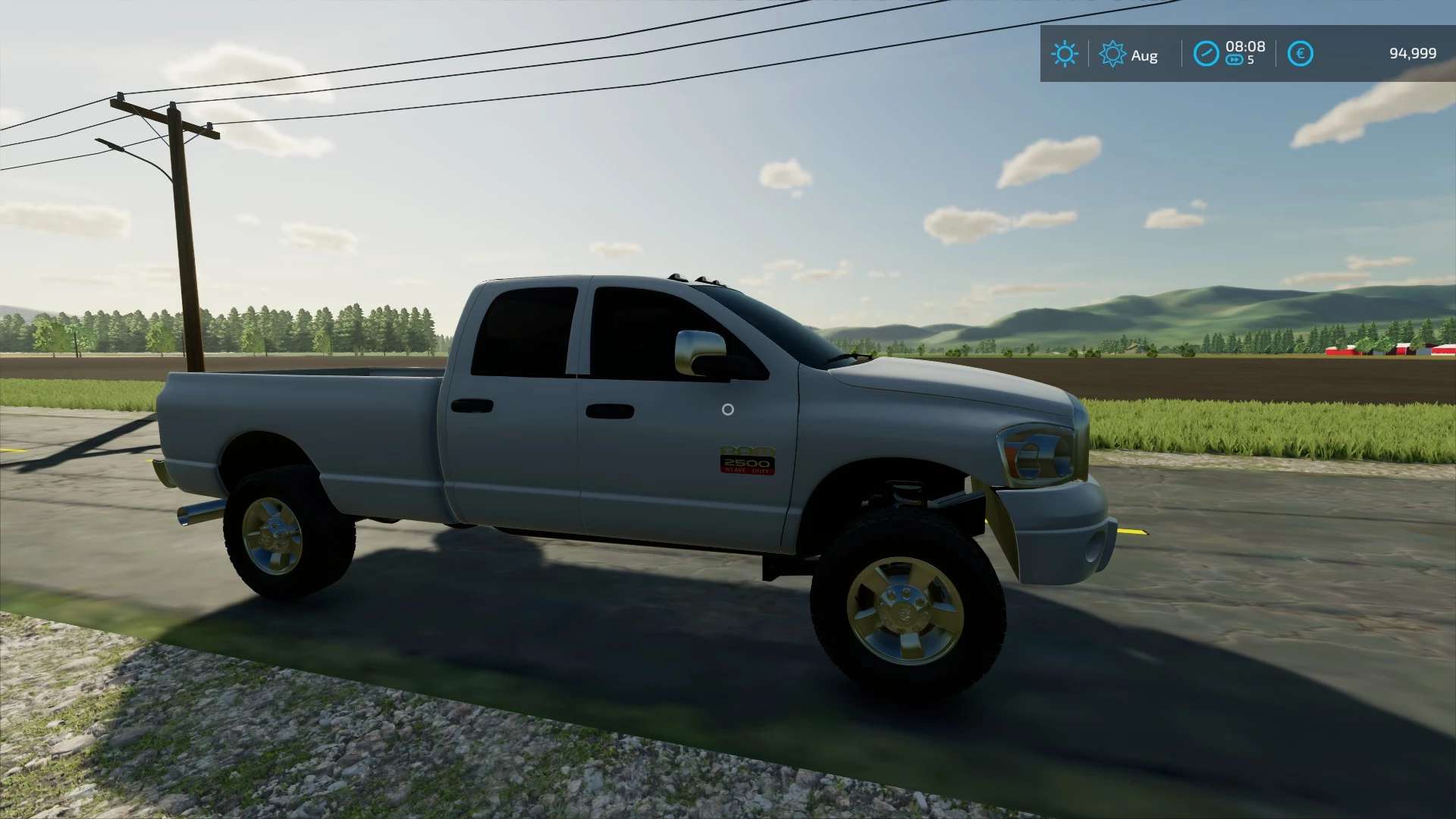 LS 22 2008 Ram 2500 Long Bed v1.0.0.0 - Farming Simulator 2025 mod, LS 2025 mod / FS 25 mod