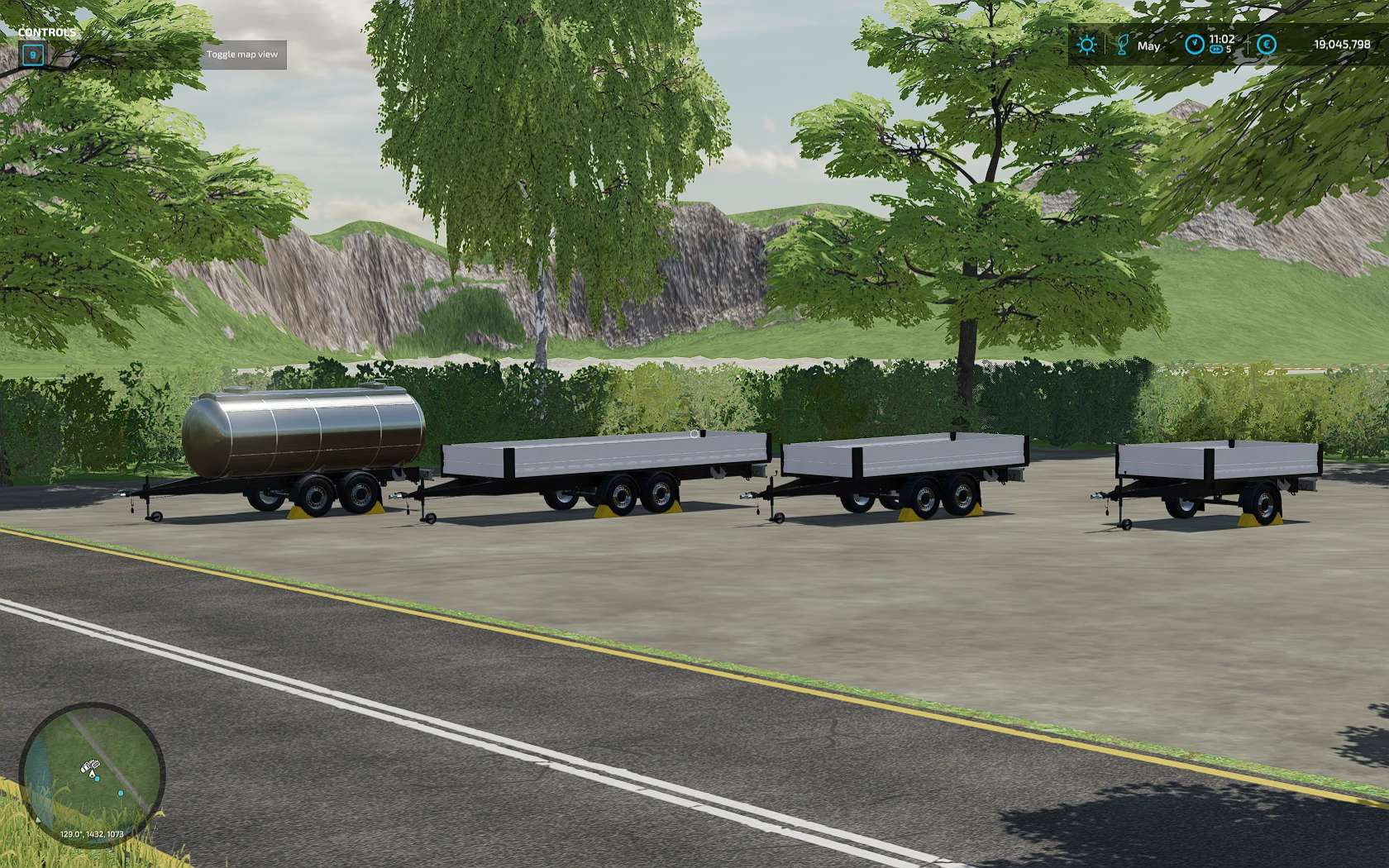 LS 22 EDM CAR Trailers Pack v1.0.0.0 - Farming Simulator 2025 mod, LS 2025 mod / FS 25 mod