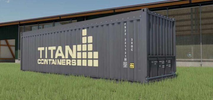Titan Grain Containers Farming Simulator 2017 mods, LS 17 mods | FS 17 ...