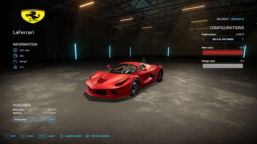 LS 22 Ferrari LaFerrari v1.2.0.0 - Farming Simulator 2025 mod, LS 2025 ...