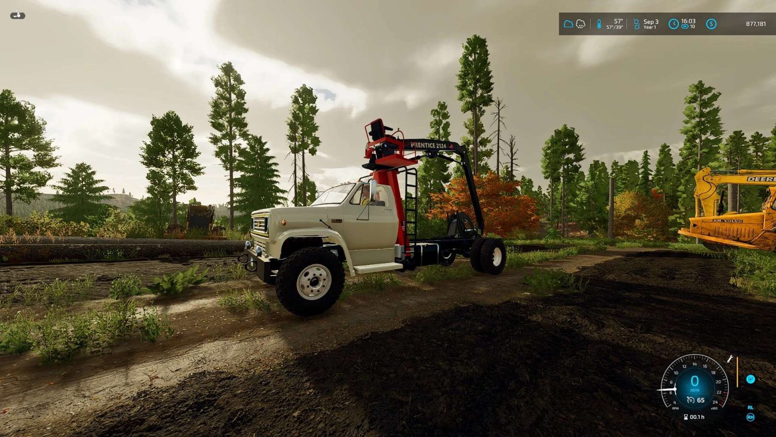 LS 22 C-60 Log Loader Truck Front Mount v1.0.0.0 - Farming Simulator ...