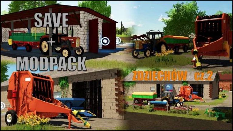 LS 22 Save + ModPack Zdziechow 2 v1.0.0.0 - Farming Simulator 2022 mod ...