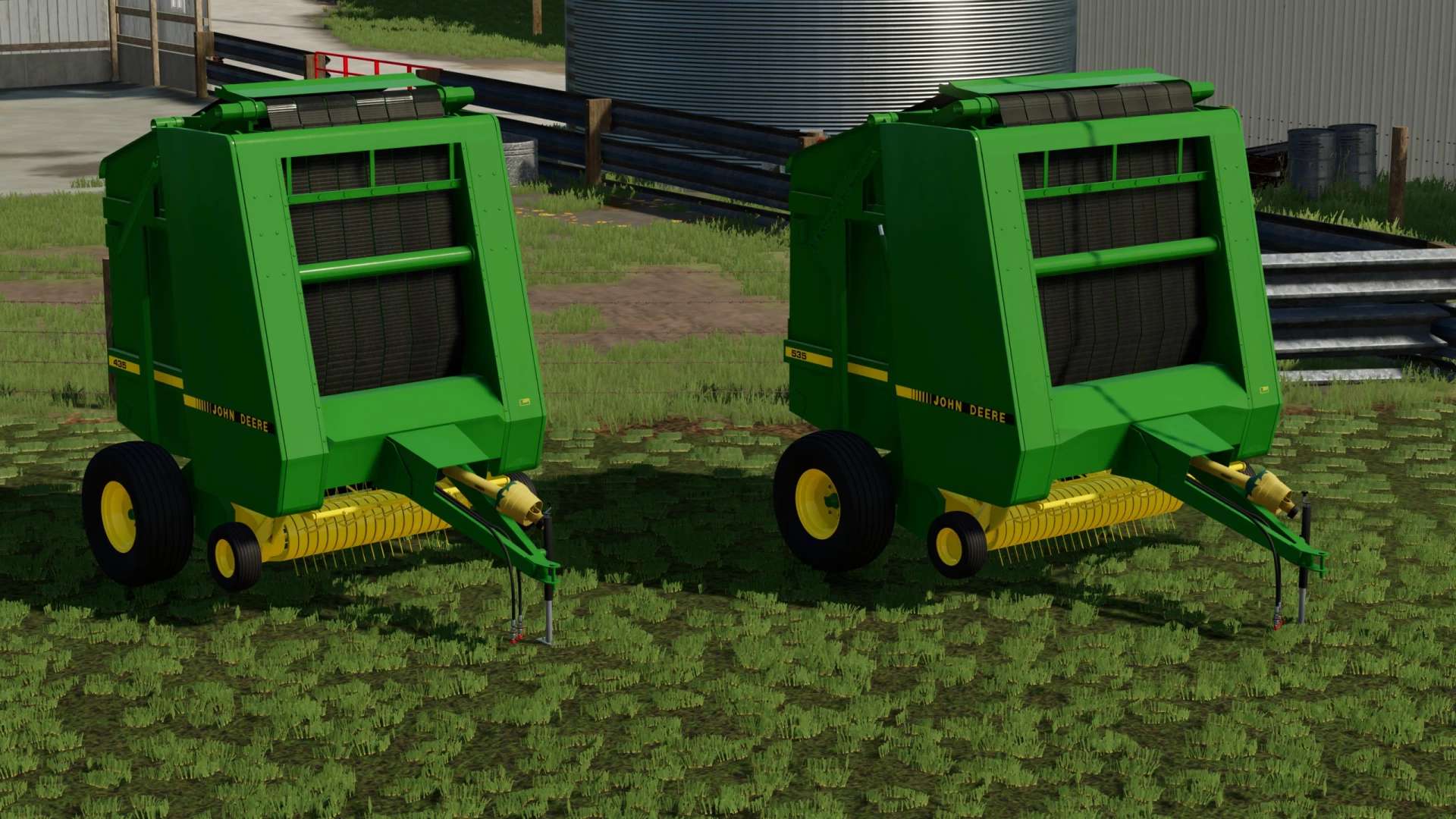LS 22 John Deere 435 535 Balers v1.0.0.0 - Farming Simulator 2025 mod, LS 2025 mod / FS 25 mod