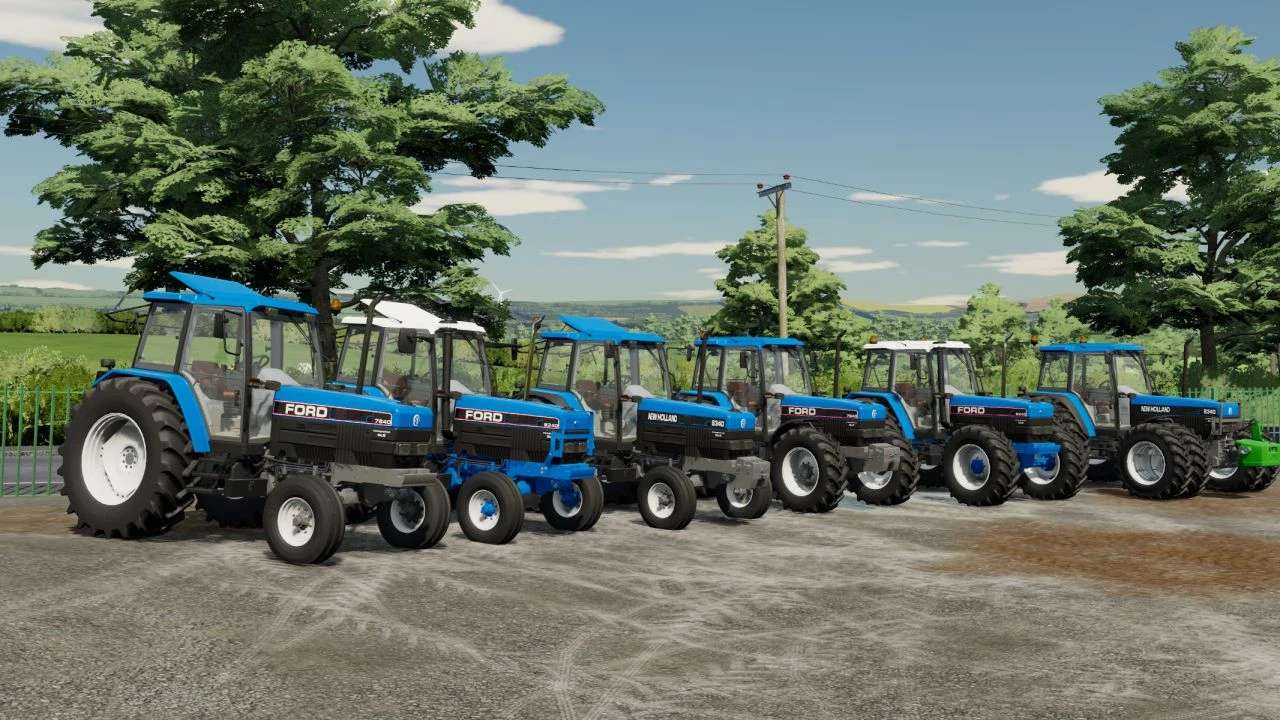 LS 22 New Holland Ford 40 Series 6 Cylinder Pack v1.3.0.0 - Farming Simulator 2025 mod, LS 2025 ...