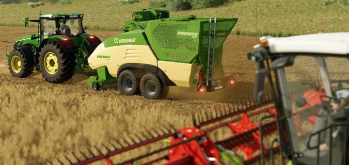 Straw Harvest Pack Farming Simulator 2017 mods, LS 17 mods | FS 17 / ...