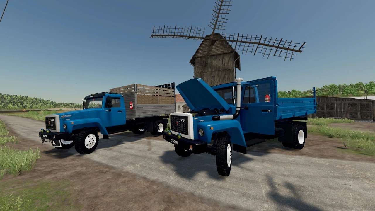 LS 22 GAZ-3307 v1.0.0.3 - Farming Simulator 2025 mod, LS 2025 mod / FS 25 mod