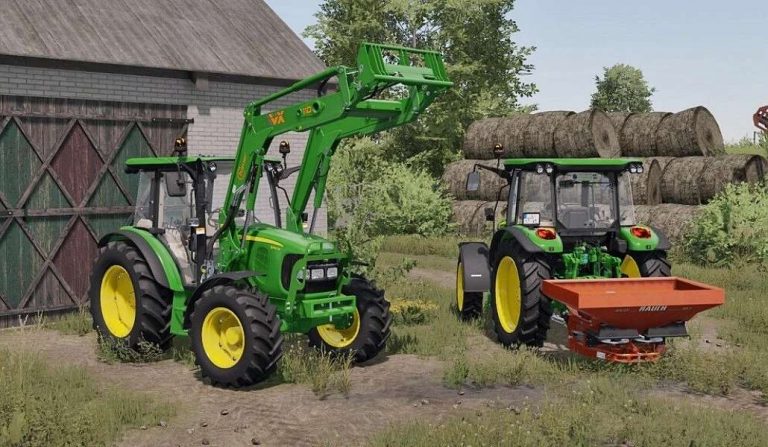 LS 22 John Deere 5R (Simple IC) v1.0.0.0 - Farming Simulator 2025 mod ...