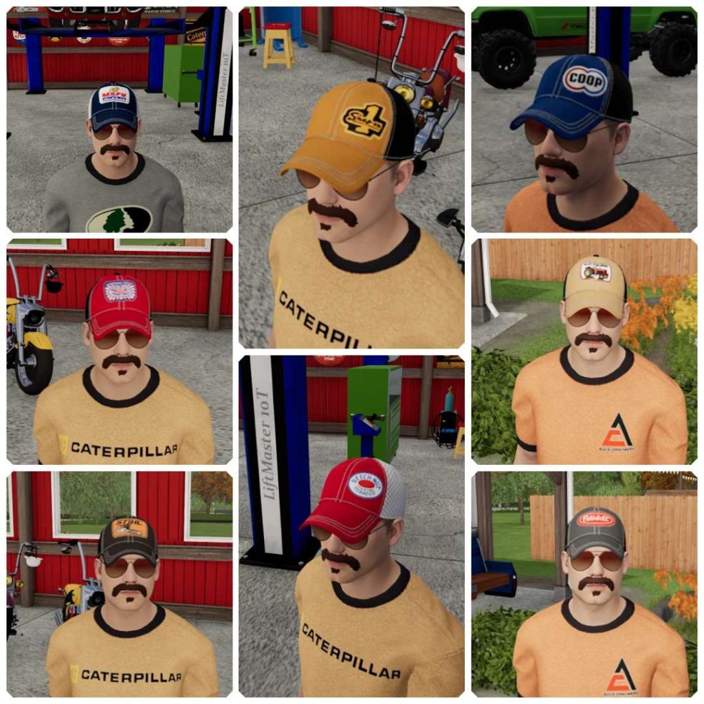 LS 22 Vintage Style Ball Caps v1.0.0.0 - Farming Simulator 2025 mod, LS ...