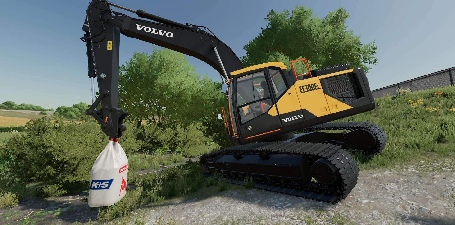 LS 22 VOLVO EC300EL v1.0.0.0 - Farming Simulator 2025 mod, LS 2025 mod / FS 25 mod