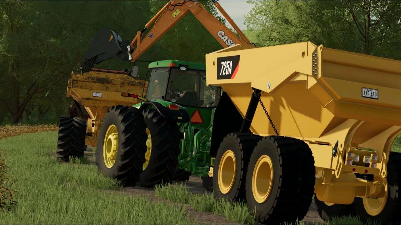 LS 22 Caterpillar 725A Dumper v1.0.0.0 - Farming Simulator 2025 mod, LS 2025 mod / FS 25 mod