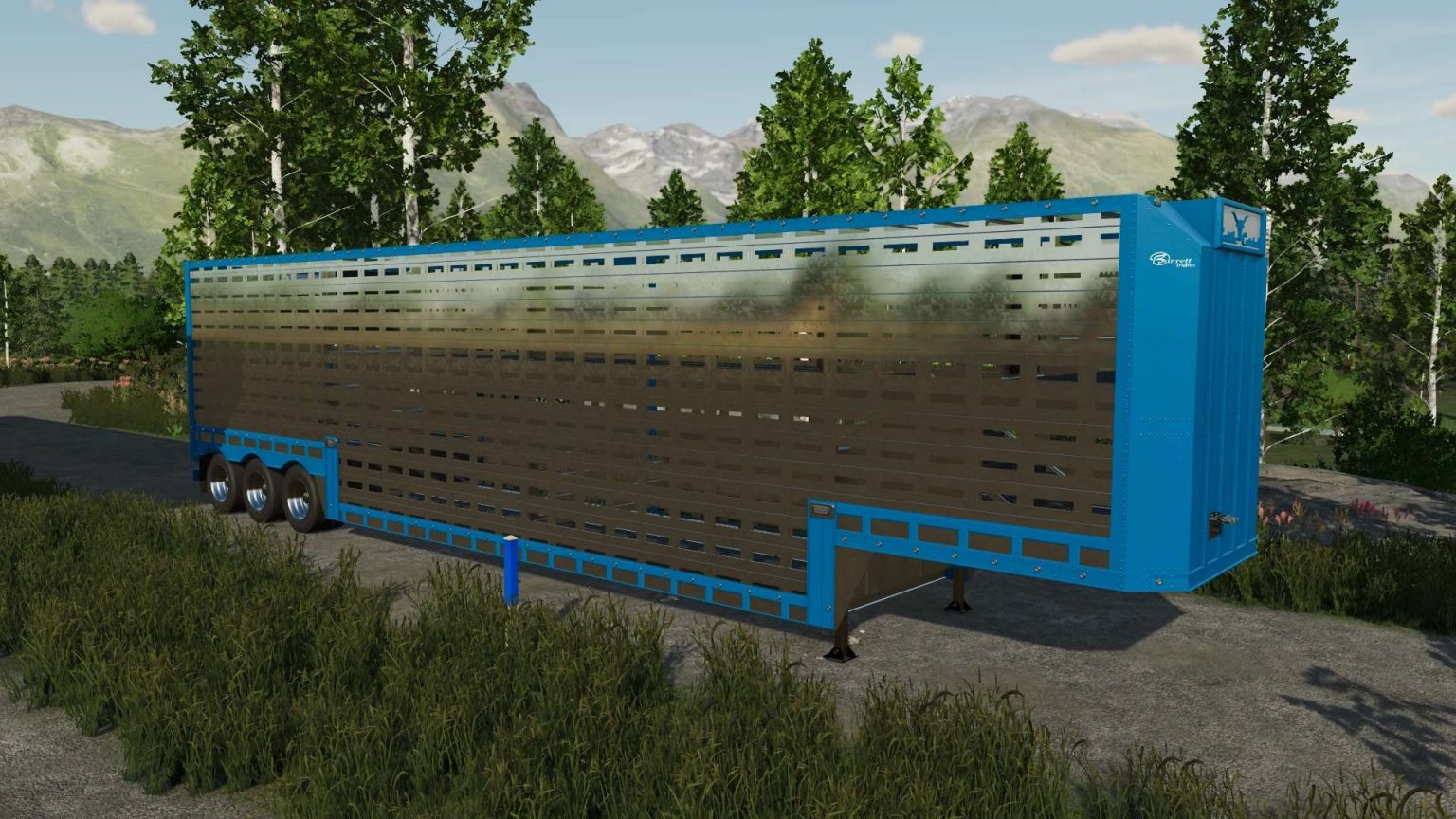LS 22 Barret livestock trailer v1.0.0.1 - Farming Simulator 2025 mod ...