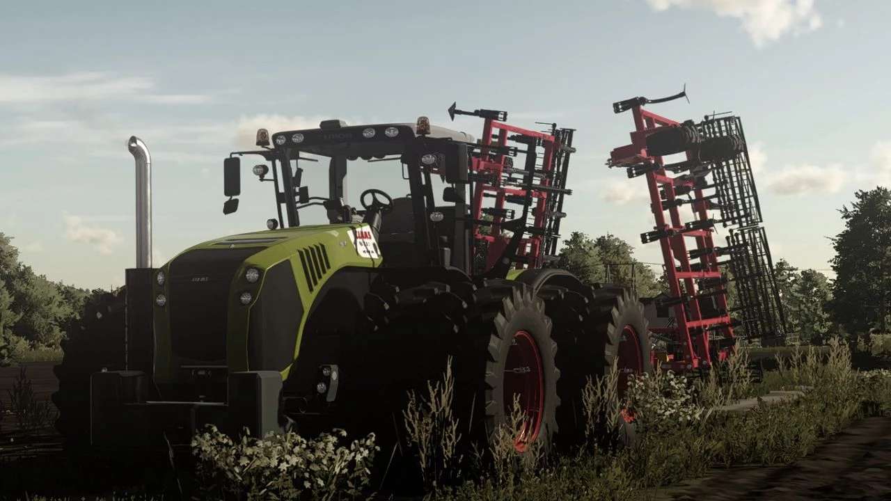 LS 22 CLAAS Xerion 4000/5000 Series v1.2.0.0 - Farming Simulator 2025 mod, LS 2025 mod / FS 25 mod