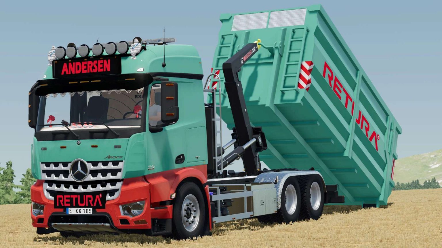 LS 22 Mercedes Arocs IT Runner v1.0.0.0 - Farming Simulator 2022 mod ...