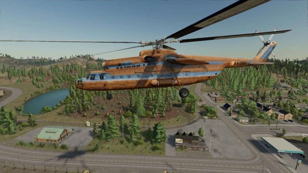 LS 22 Mi-6A transport helicopter map v1.0.0.0 - Farming Simulator 2025 ...