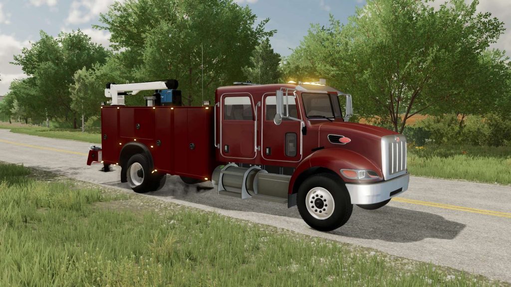 LS 22 Peterbilt 340 Service v1.0.0.0 - Farming Simulator 2025 mod, LS ...
