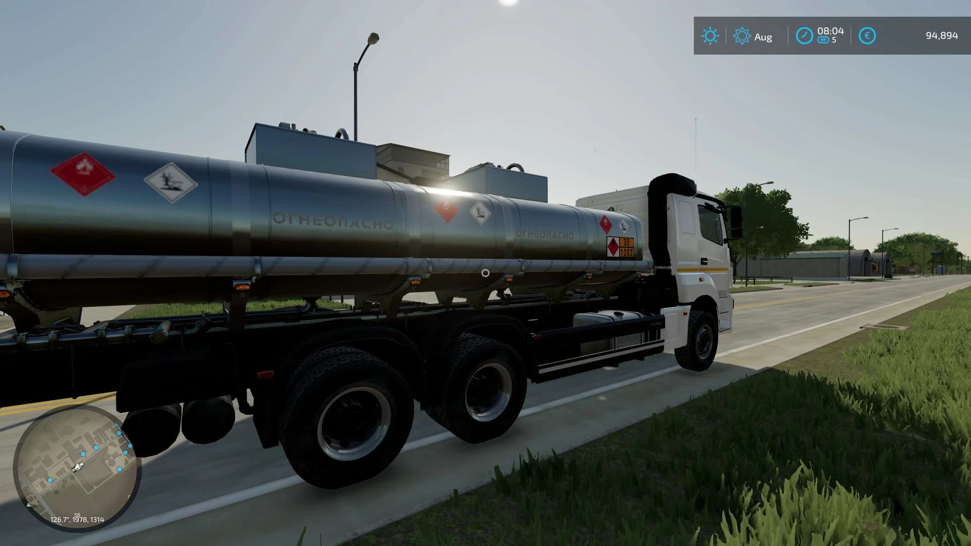 LS 22 Kamaz 65207 Cisterna v1.0.0.0 - Farming Simulator 2022 mod, LS ...