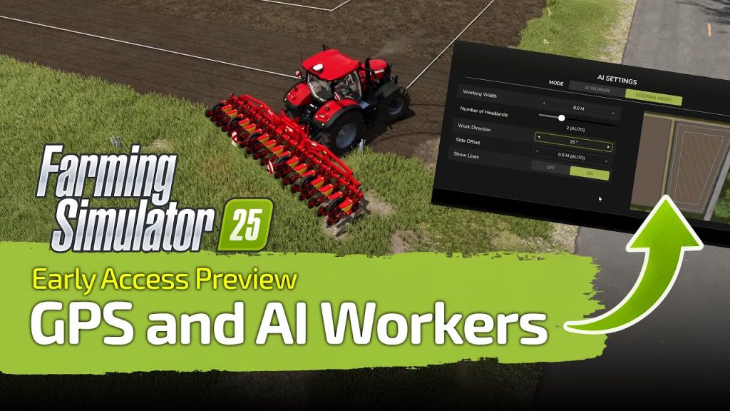 FS25: AI Workers & GPS Features - Farming Simulator 2025 mod, LS 2025 ...