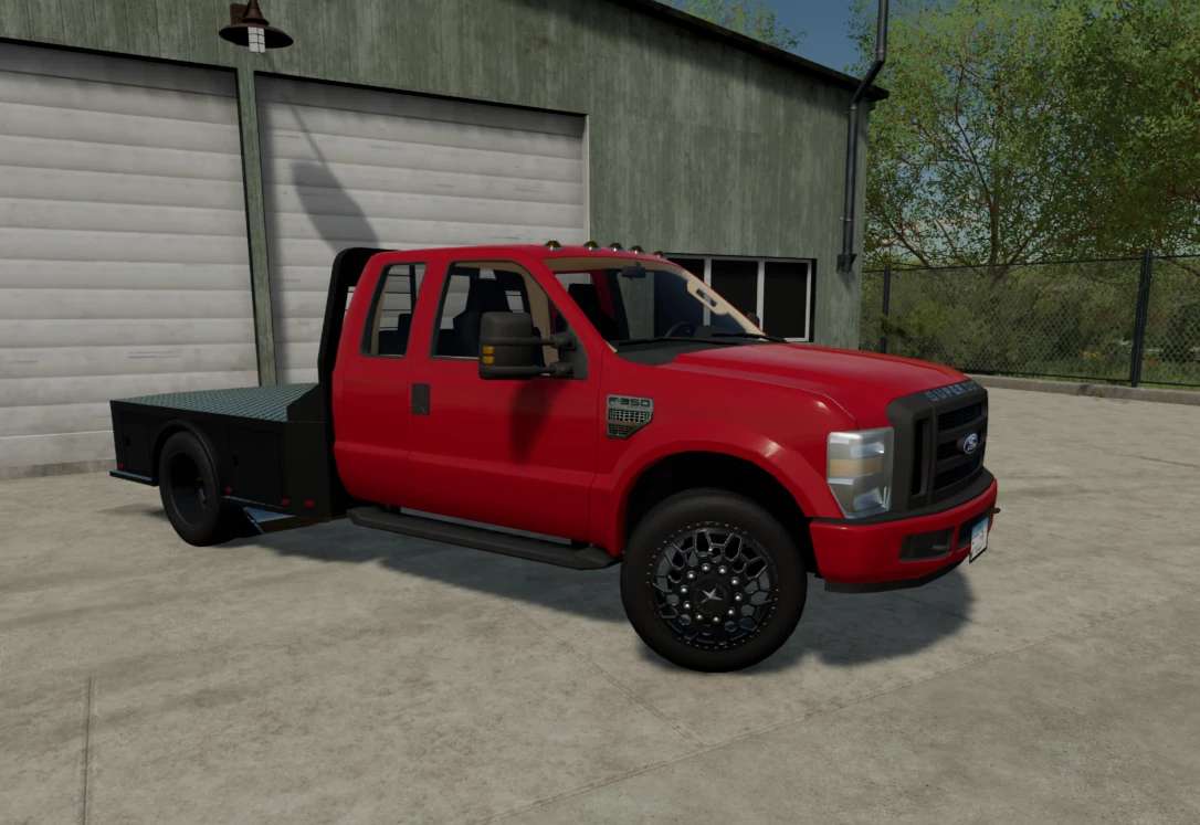 LS 22 FORD F350 CUSTOM FLATBED v1.0.0.0 - Farming Simulator 2022 mod, LS 2022 mod / FS 22 mod
