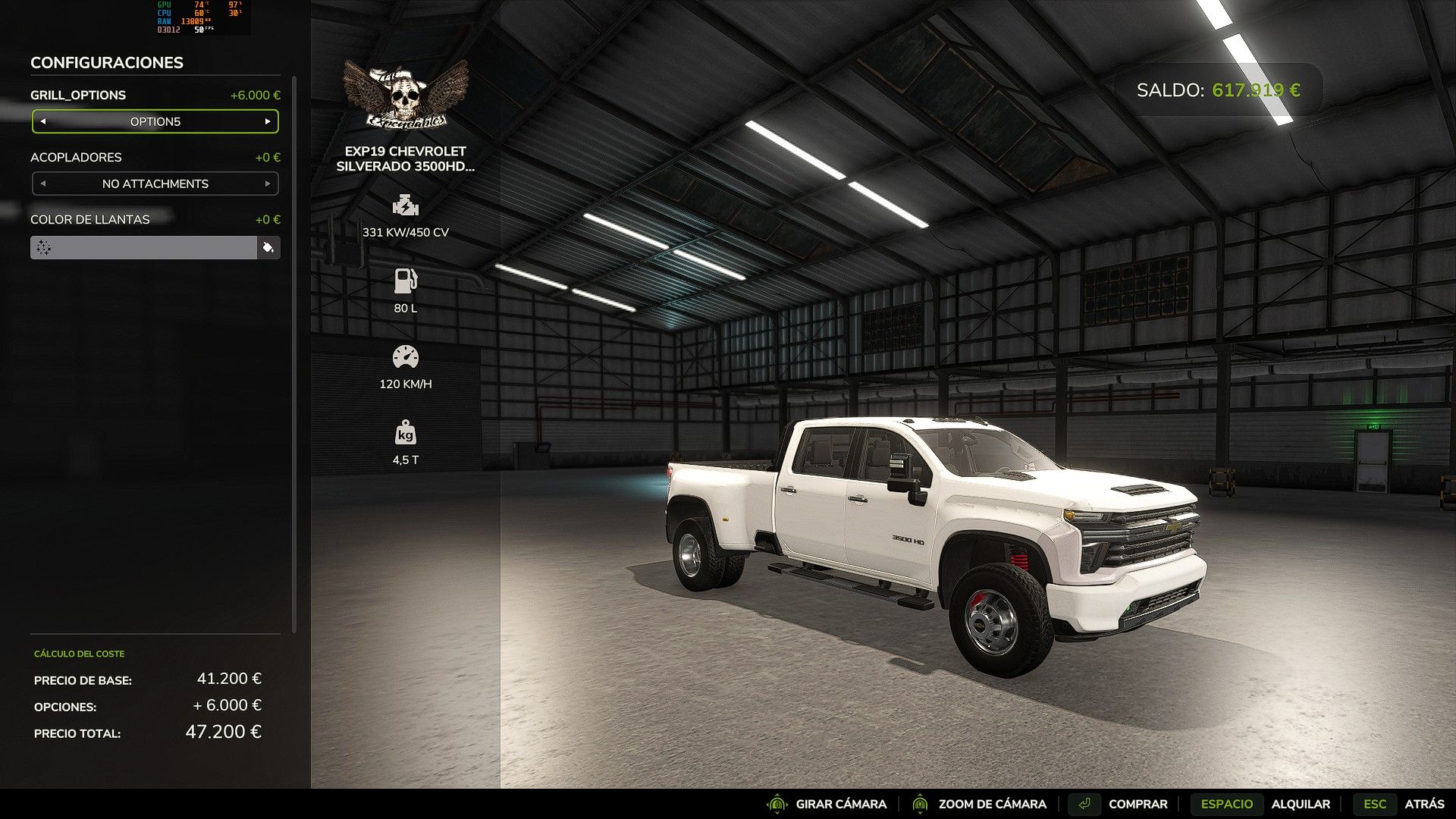 LS 25 Chevrolet Silverado 2500 2020 V1.0.0.0 - Farming Simulator 2025 ...