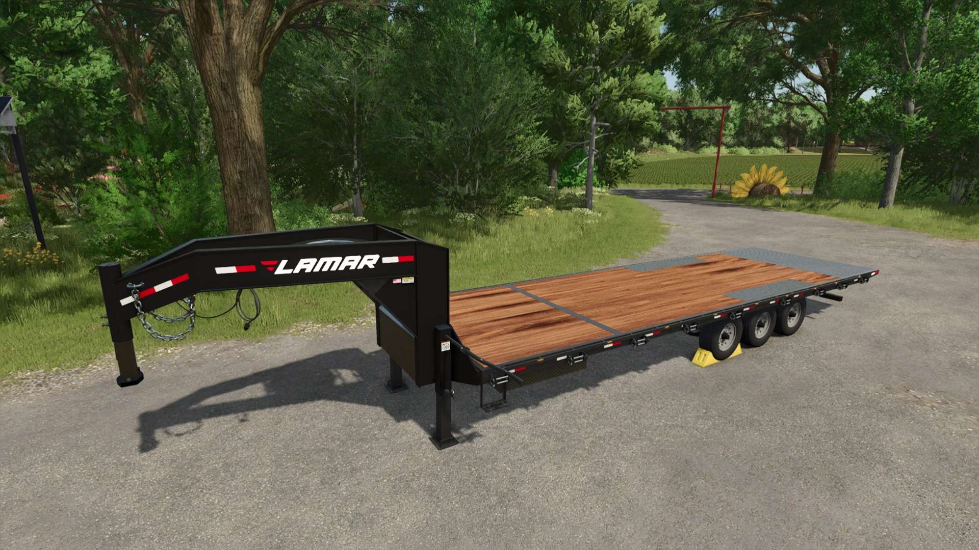 LS 25 Lamar Gooseneck trailer v1.0.0.0 - Farming Simulator 2025 mod, LS 2025 mod / FS 25 mod