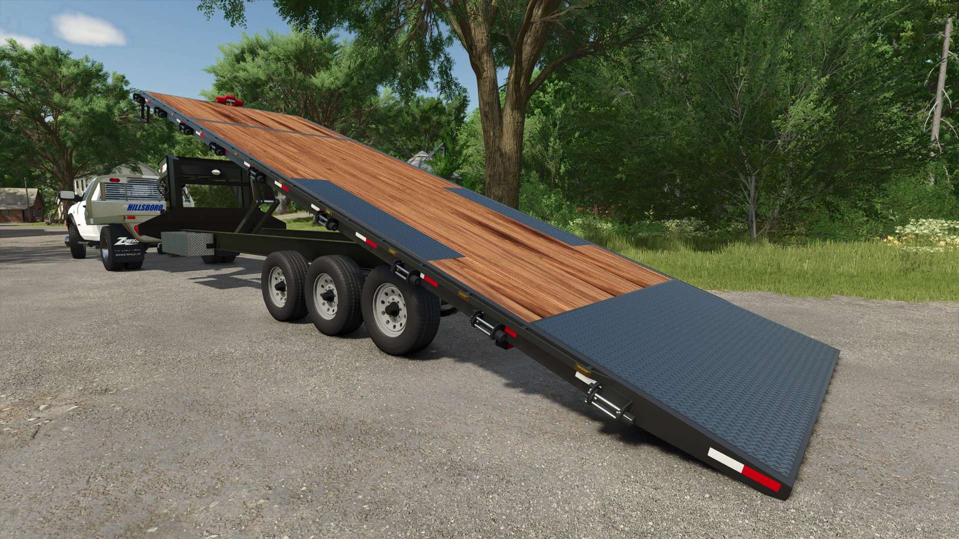 LS 25 Lamar Gooseneck trailer v1.0.0.0 - Farming Simulator 2025 mod, LS 2025 mod / FS 25 mod